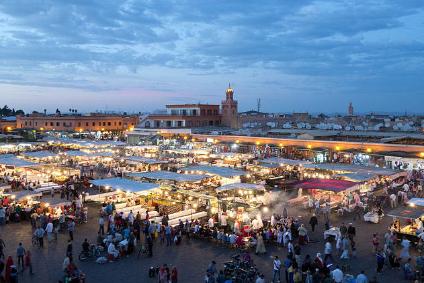 Marrakech Attractions Map | Visit A City